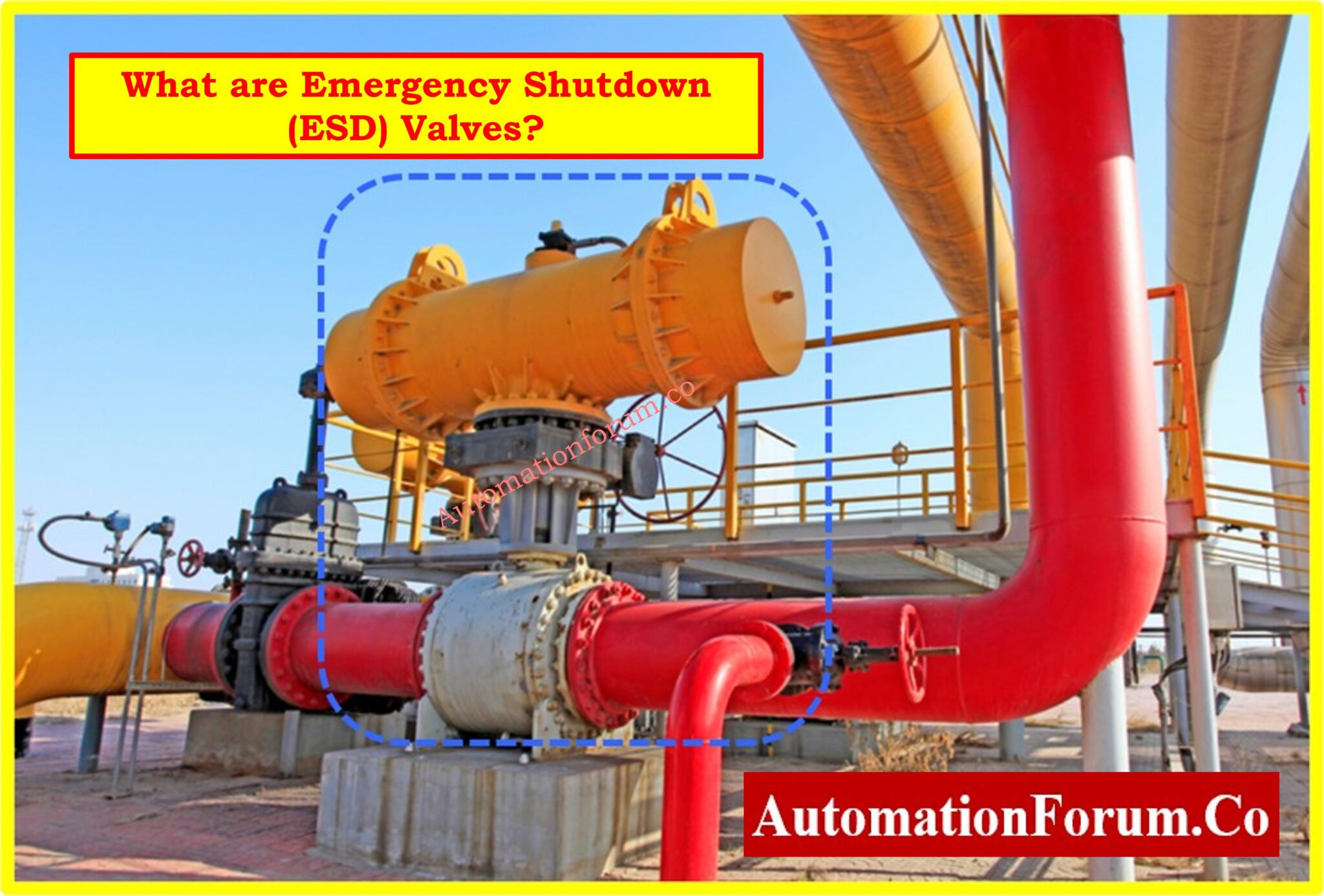 Signals for Emergency Valve Shutdown in Critical Processes