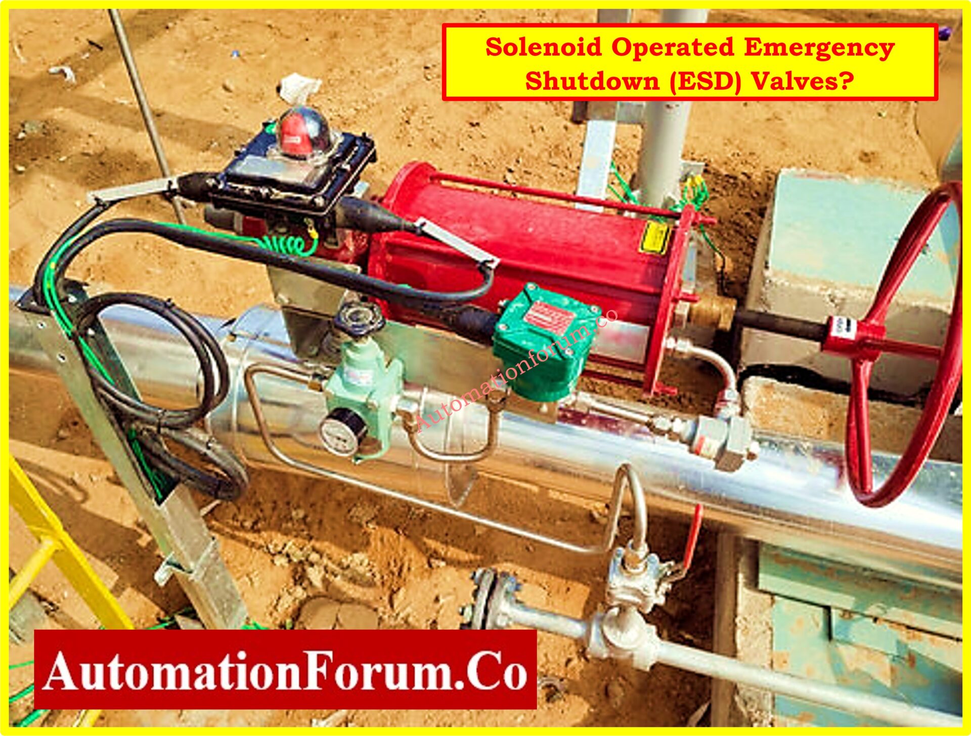 Signals for Emergency Valve Shutdown in Critical Processes