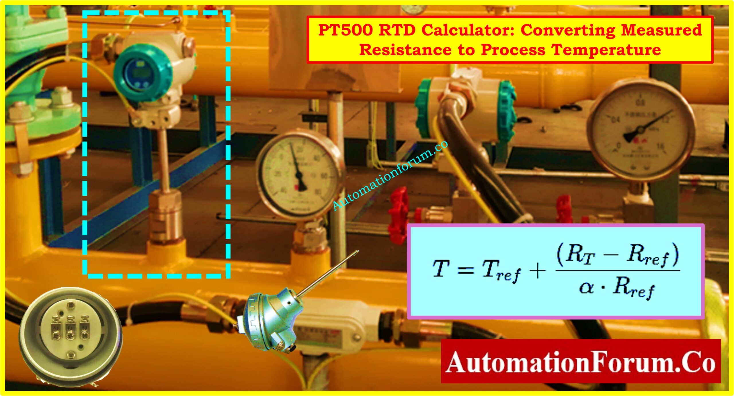 Free Online PT500 RTD Calculator: Resistance to Temperature Conversion for Instrumentation ...
