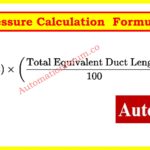 HVAC Fan Static Pressure Calculator | Instrumentation and Control ...