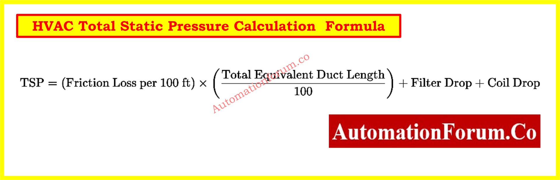 HVAC Fan Static Pressure Calculator - Accurate Duct Pressure Loss ...