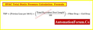 HVAC Fan Static Pressure Calculator - Accurate Duct Pressure Loss ...