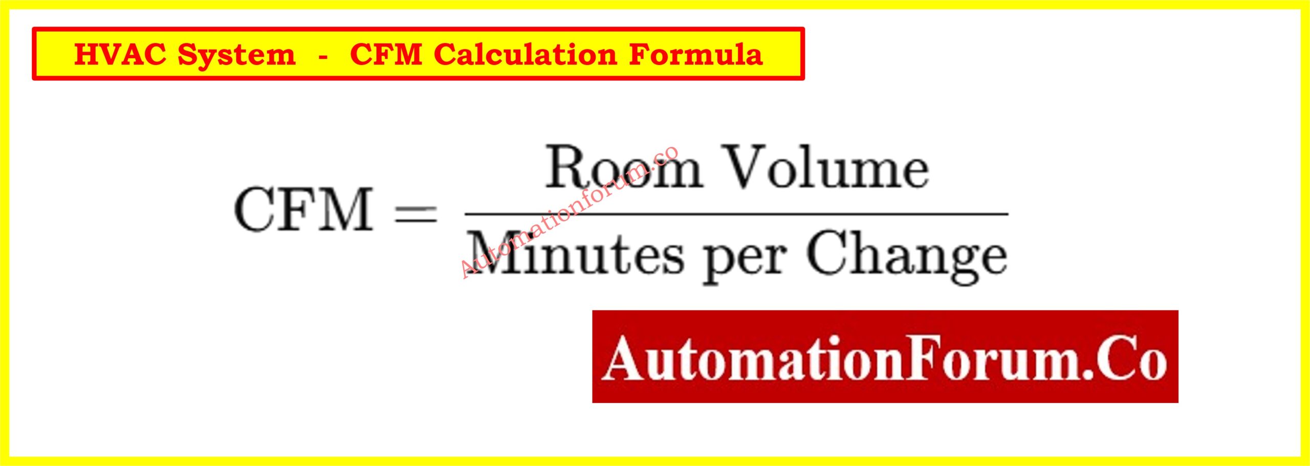 Air Exchange Calculation Excel Tool in HVAC Systems for Design ...