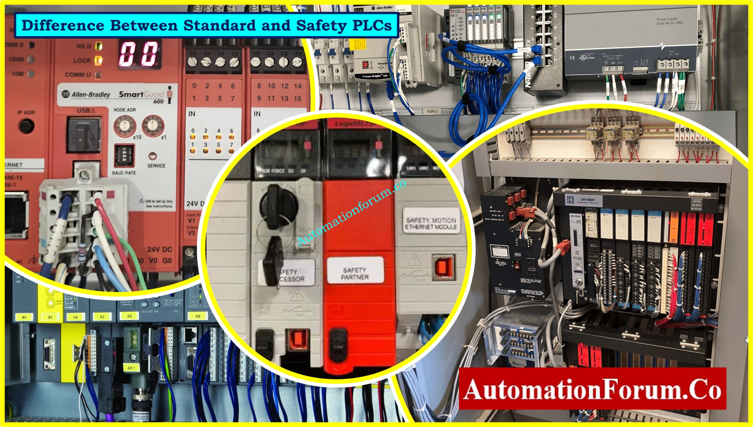 Difference Between Standard and Safety PLCs – Applications, Benefits