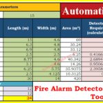 Fire Alarm Detector Coverage Excel Tool | Instrumentation and Control ...