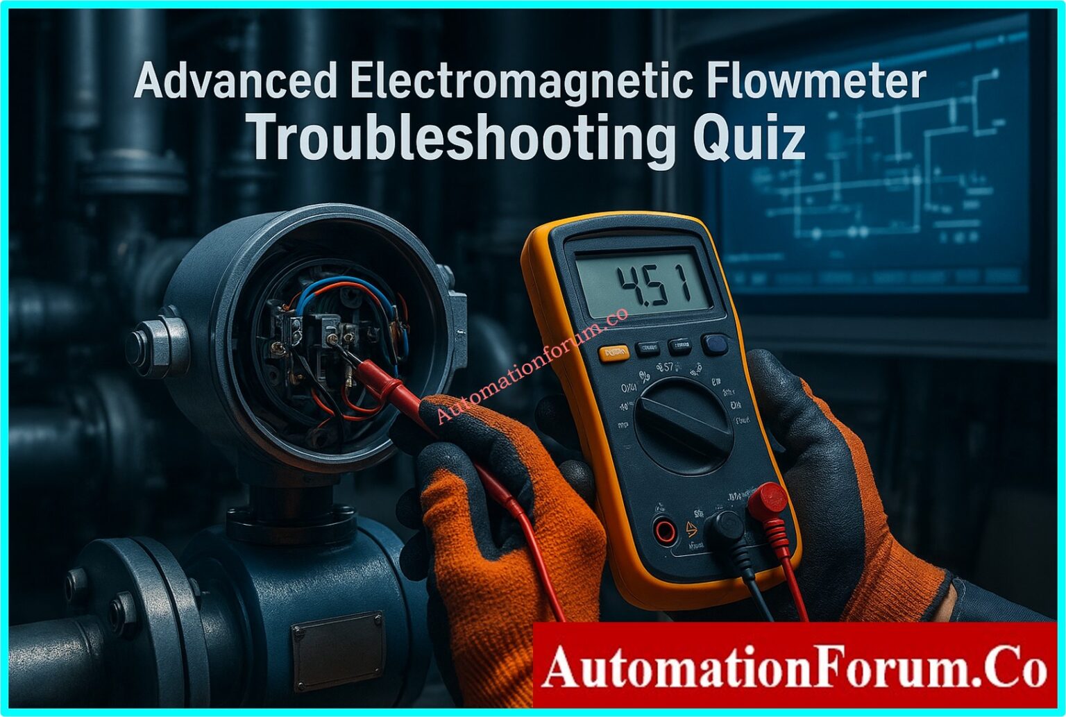 Advanced Electromagnetic Flowmeter Troubleshooting Quiz