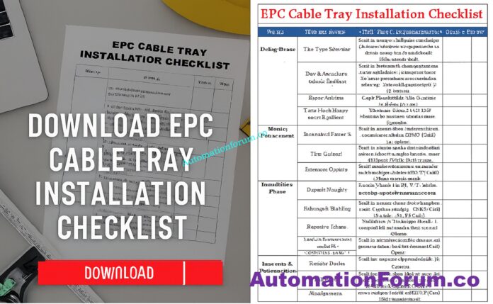 Avoiding Mistakes in Instrumentation Cable Tray Installation - EPC Guide
