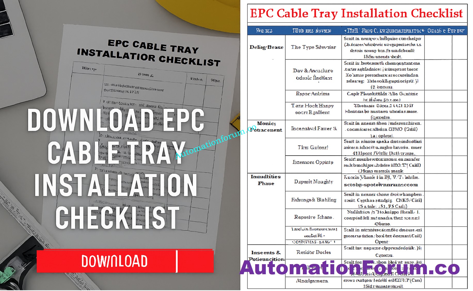 Avoiding Mistakes in Instrumentation Cable Tray Installation - EPC Guide