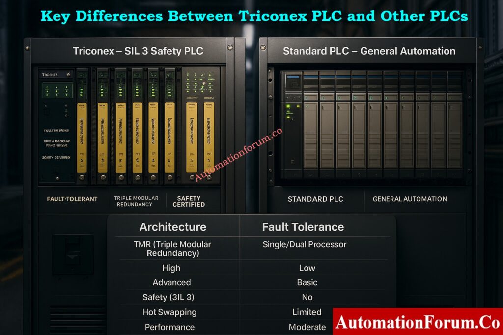 Difference Between Triconex PLC and Other PLCs | Full Guide