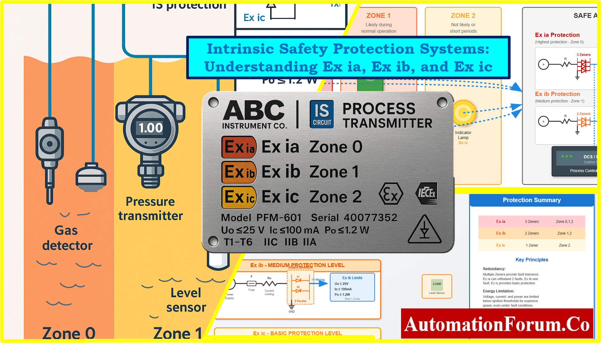 Intrinsic Safety Protection Systems | Ex ia, Ex ib, Ex ic Explained