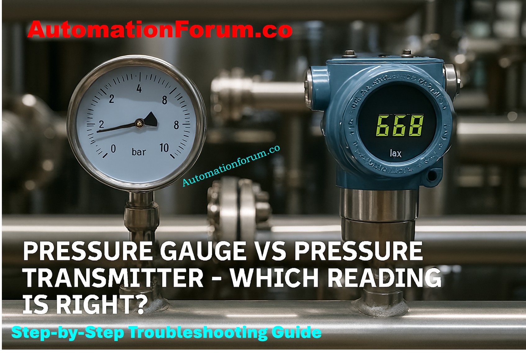 Pressure Gauge vs Pressure Transmitter When Readings Don’t Match, Who ...