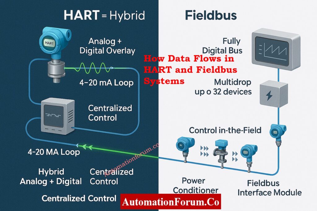 Difference Between Fieldbus and HART Communication Protocols: Detailed ...