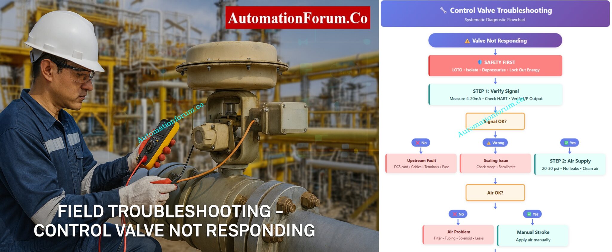 Field Troubleshooting Guide: Control Valve Not Responding [2025]