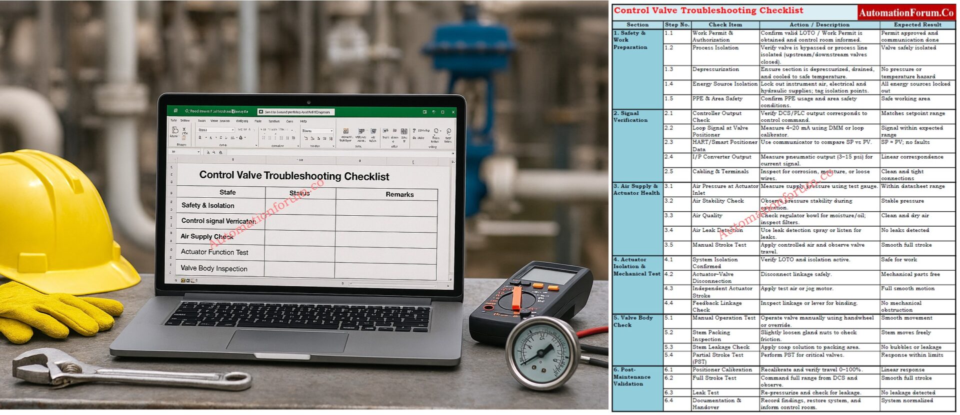 Field Troubleshooting Guide: Control Valve Not Responding [2025]