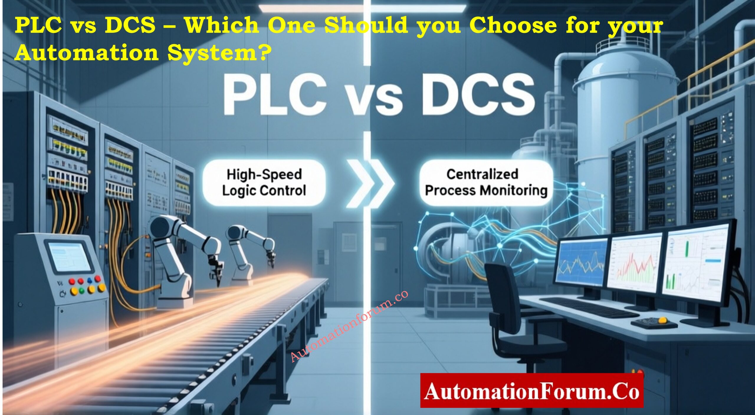 PLC vs DCS – Which One Should you Choose for your Automation System 1 | Instrumentation and ...