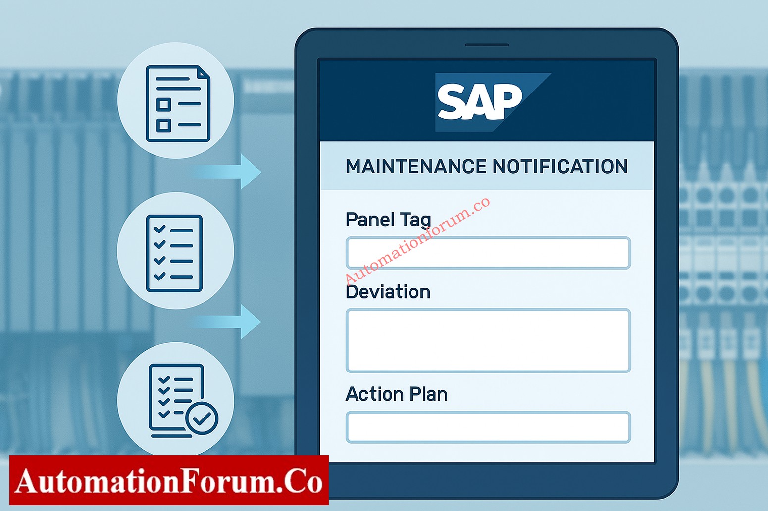 Running Inspection Checklist of PLC Components in Control Panels 8 ...