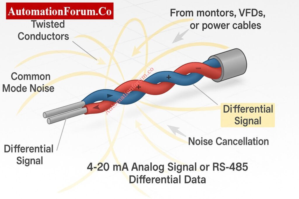 Twisted Pair Cable for 4–20 mA and RS 485 – Industrial Signal ...