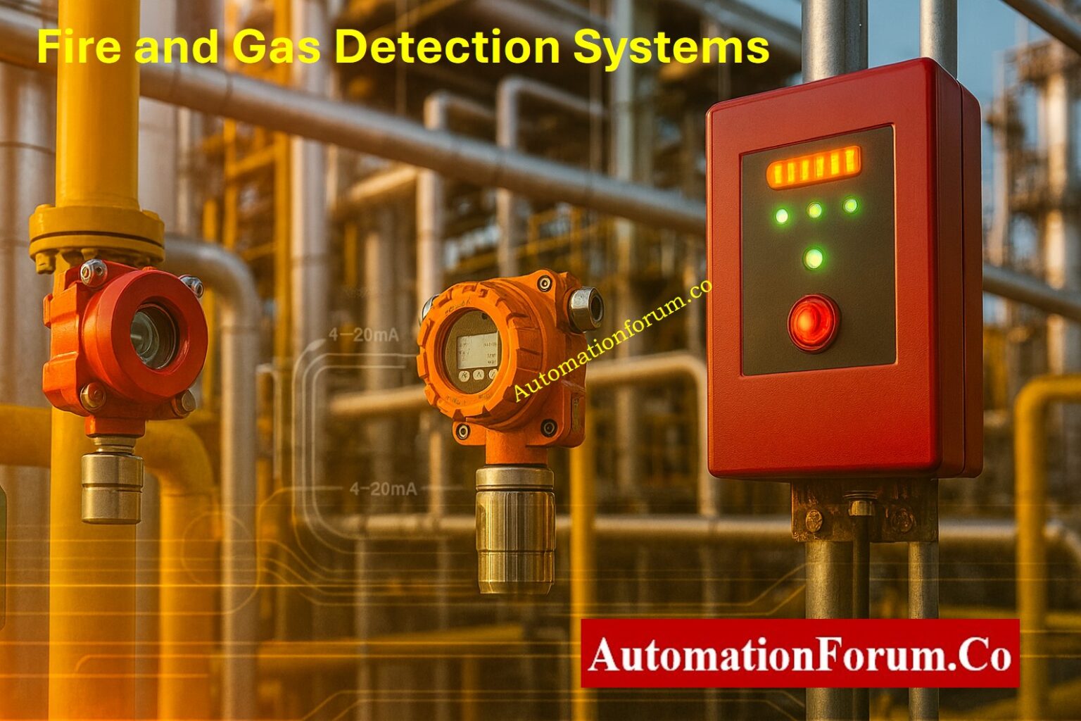 Types of Fire and Gas Detectors – Working Principles & Industrial Uses