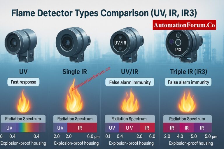 Types of Fire and Gas Detectors – Working Principles & Industrial Uses