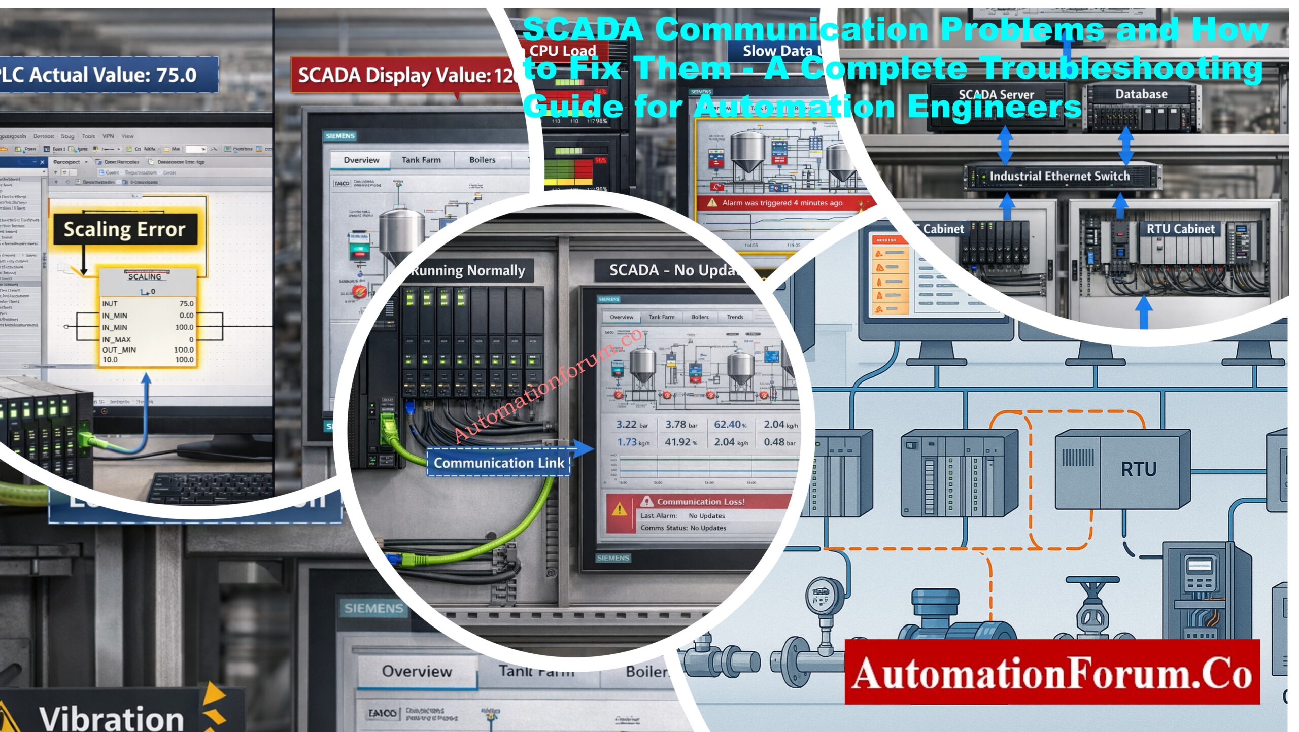 SCADA Communication Problems and Solutions | PLC-SCADA Troubleshooting ...