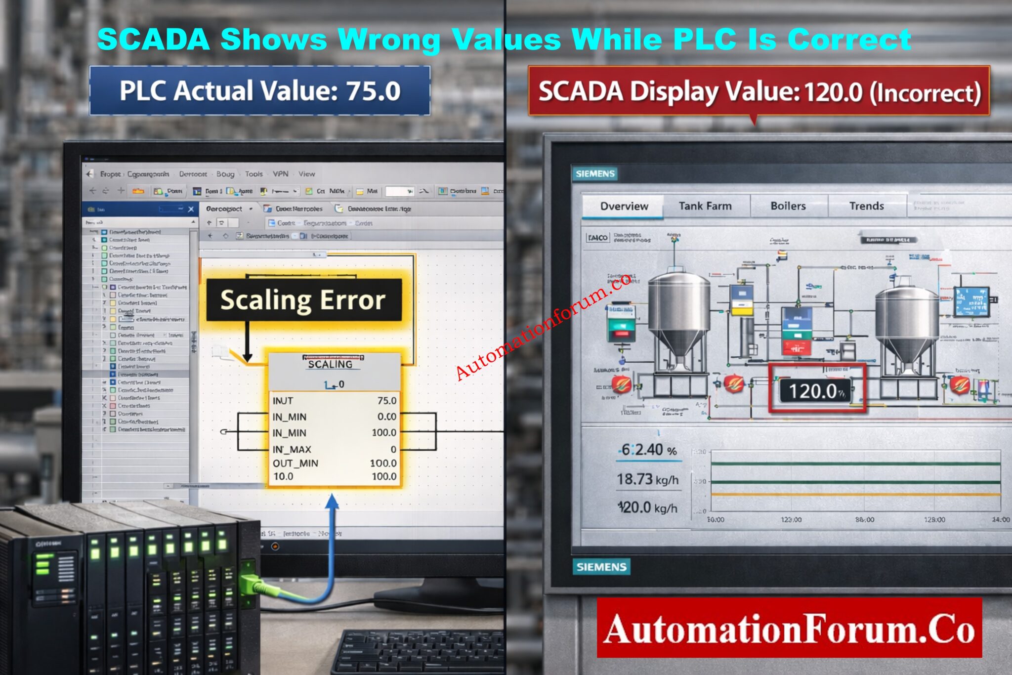 SCADA Communication Problems and Solutions | PLC-SCADA Troubleshooting Guide