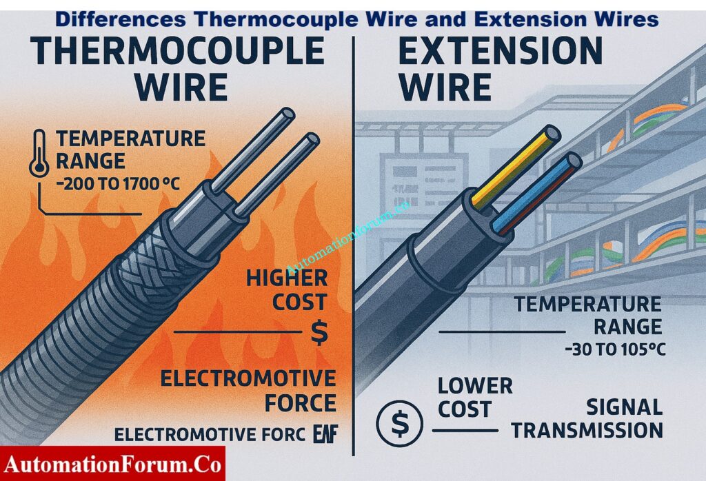 Thermocouple Wire vs Extension Wire: Complete Guide for Engineers (2025)