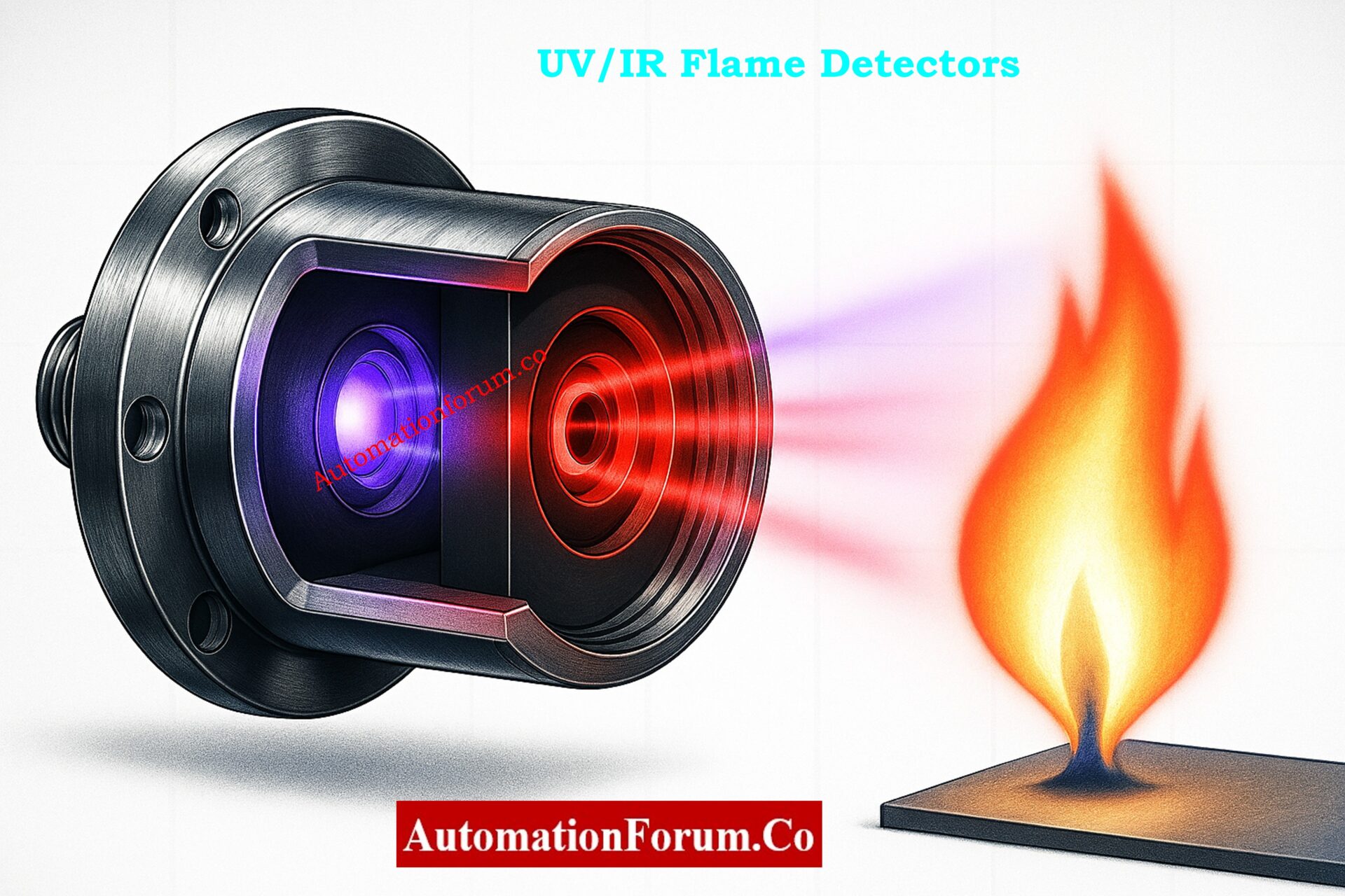 Types of Flame Detectors: UV, IR, UV/IR & MSIR | Complete Engineer’s Guide