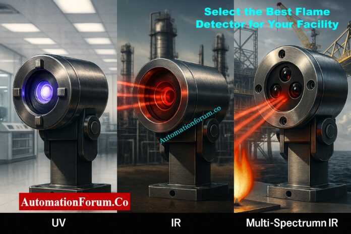 Types of Flame Detectors: UV, IR, UV/IR & MSIR | Complete Engineer’s Guide