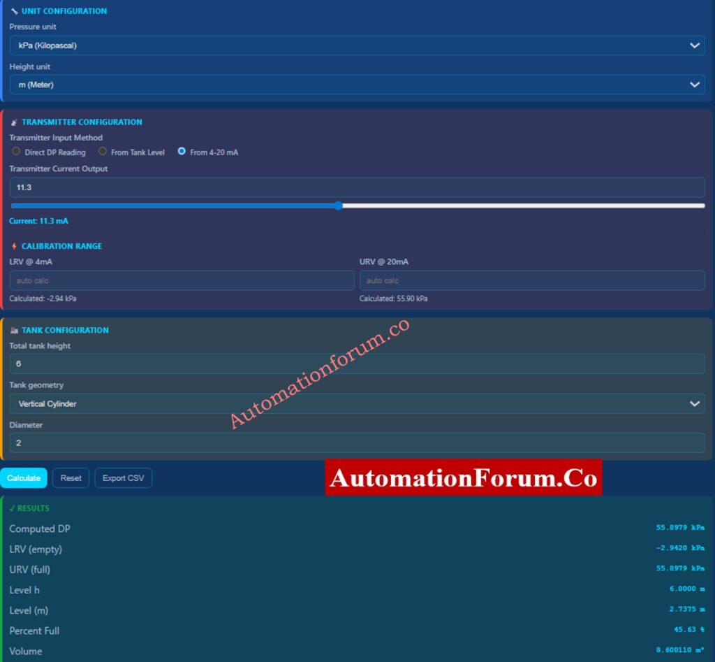 Wet-Leg Level Calculation for DP Transmitters - Complete Engineering Guide