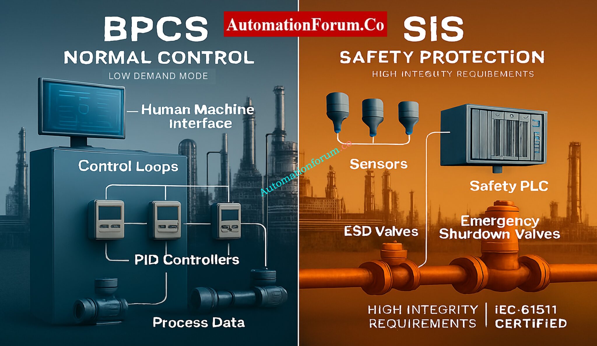 What are SIS, SIF, and SIL? Complete Functional Safety Guide for Engineers