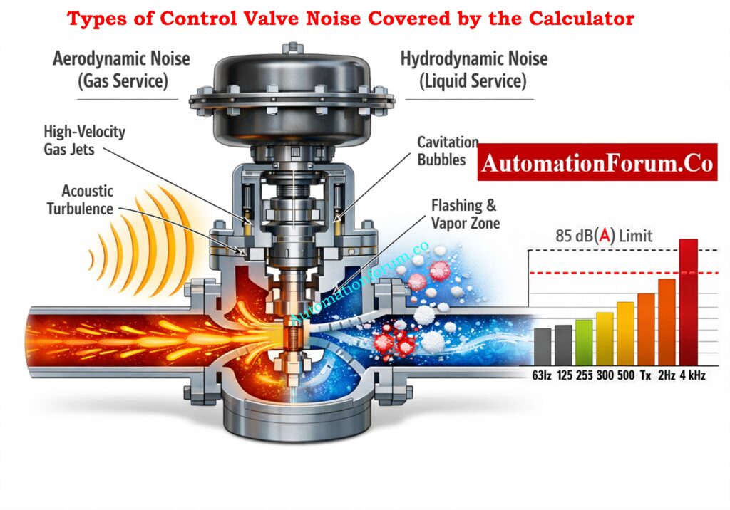 Control Valve Noise Prediction Calculator | IEC 60534 Tool
