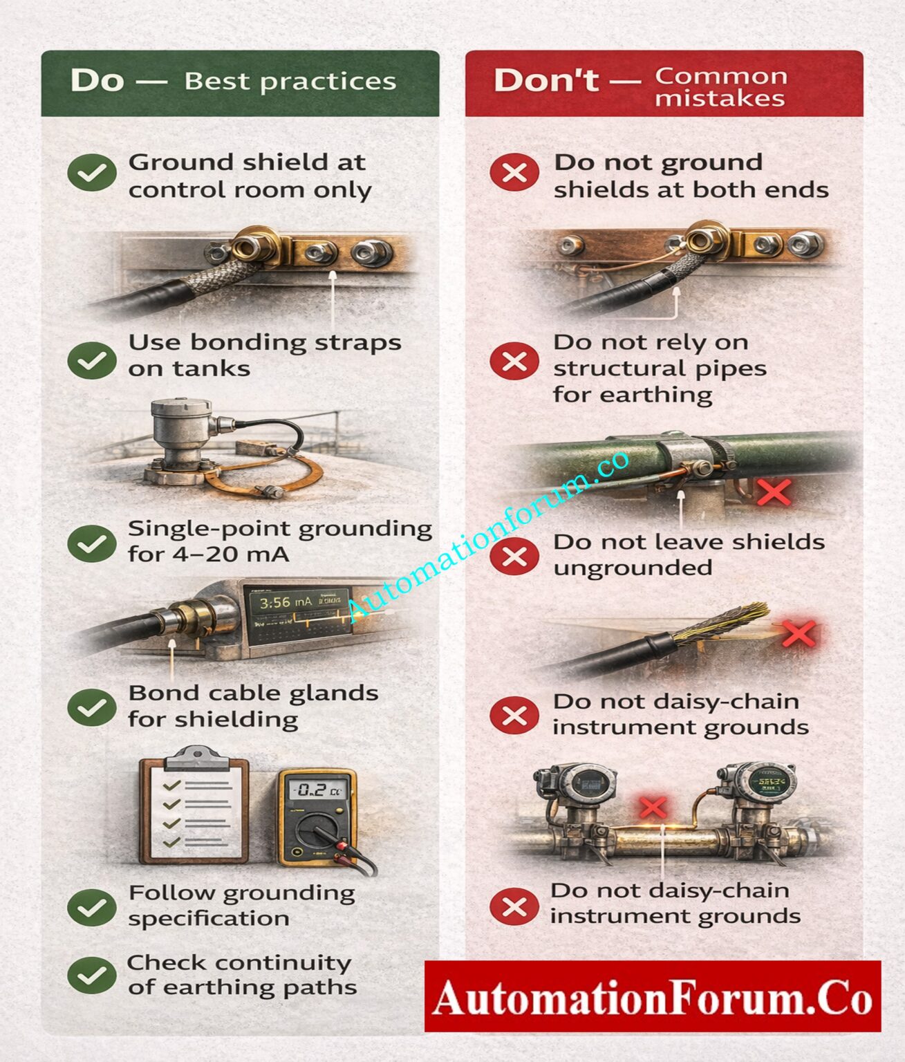 Grounding and Bonding in Instrumentation and Control Systems | Instrumentation and Control ...