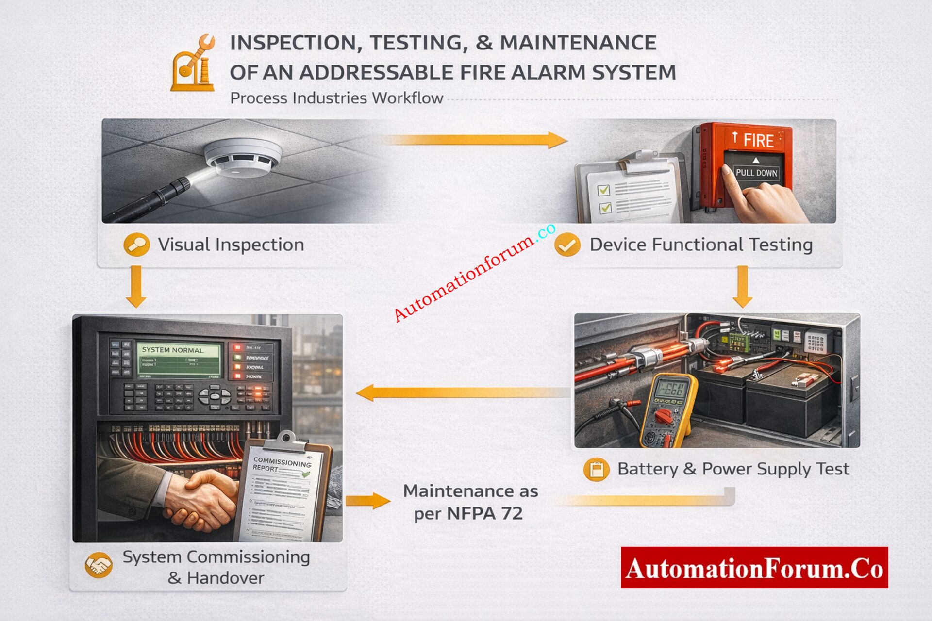 Method Statement for Addressable Fire Alarm System | NFPA 72