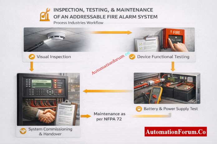 Method Statement for Addressable Fire Alarm System | NFPA 72