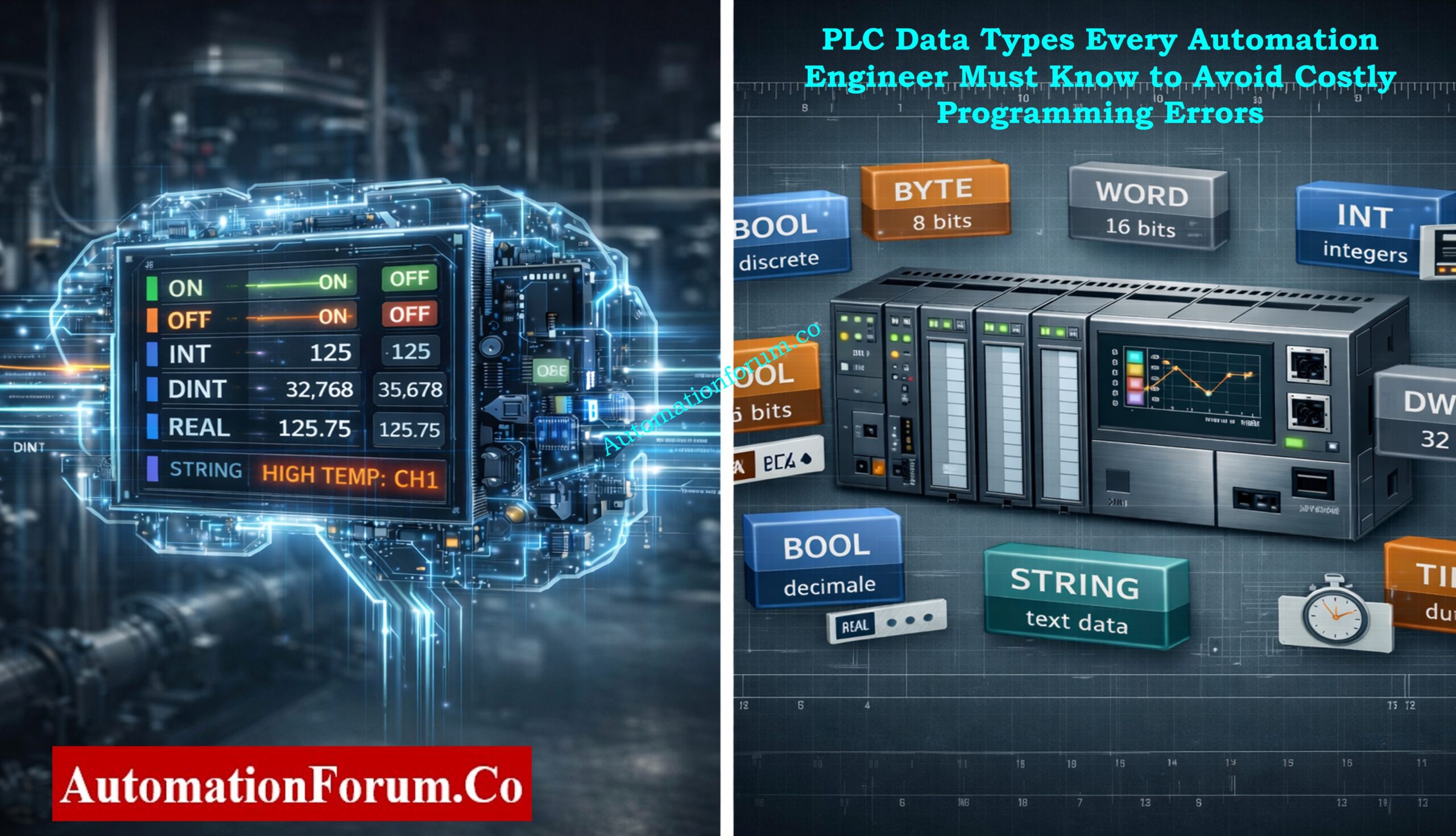 PLC Data Types Every Automation Engineer Must Know to Avoid Costly Programming Errors