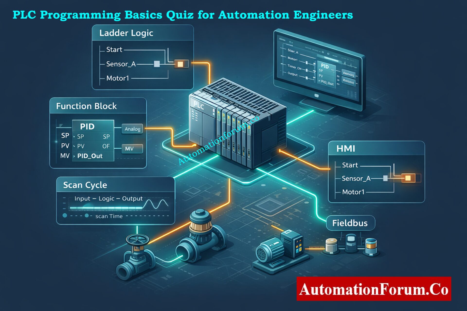 PLC Programming Basics Quiz for Automation Engineers | 25 MCQs