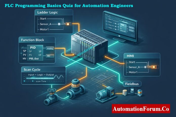 PLC Programming Basics Quiz for Automation Engineers | 25 MCQs