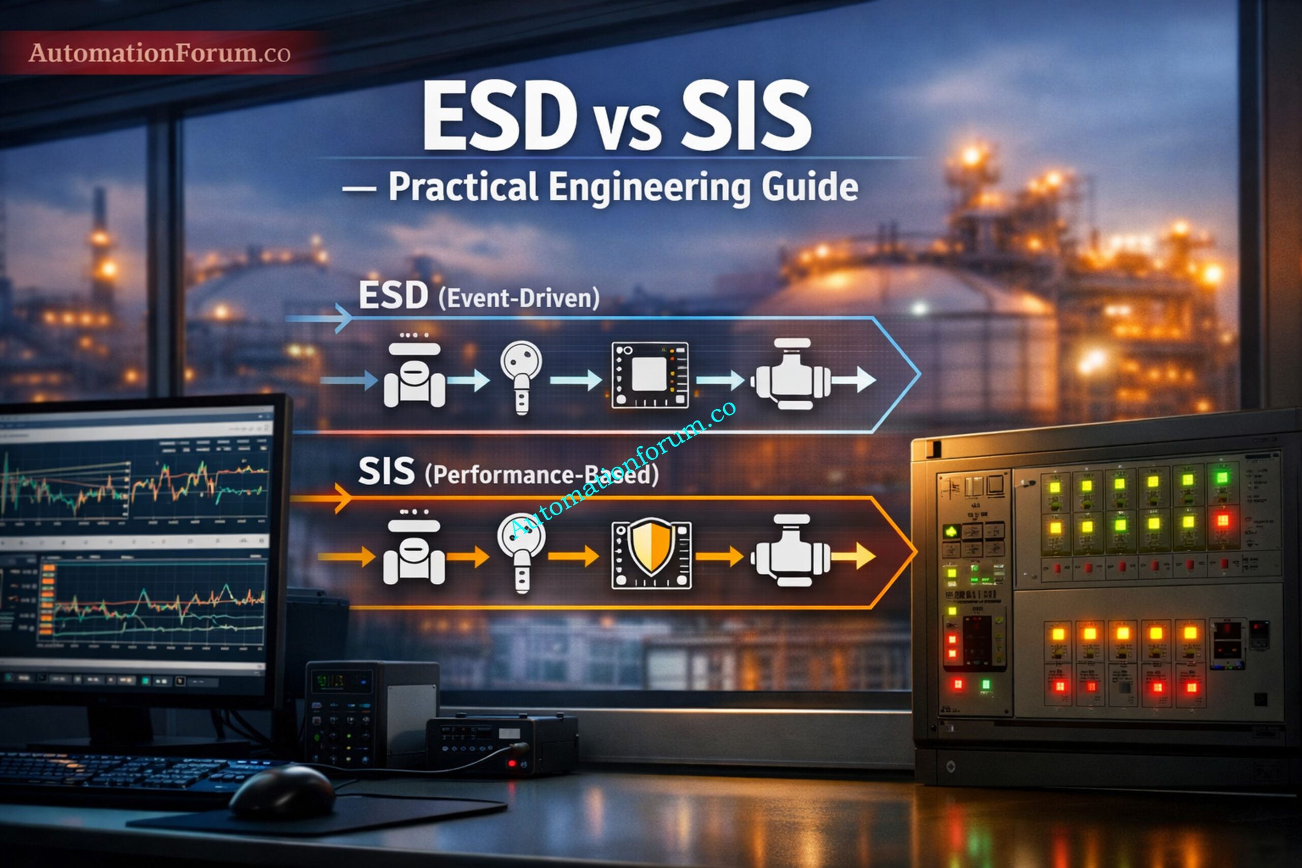 Difference Between ESD and SIS: Practical Guide with Real Industry Examples