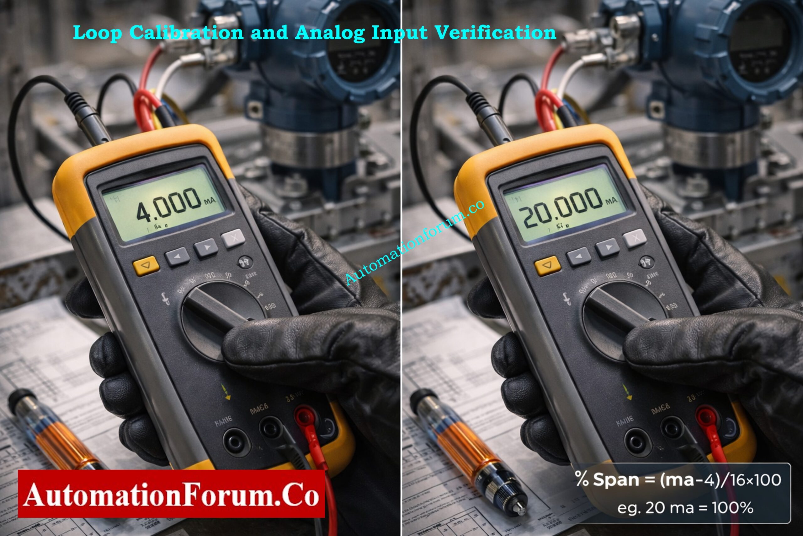 Live Signal Verification - 4 to 20 mA Loop Standard Operating Procedure (SOP) 5 ...