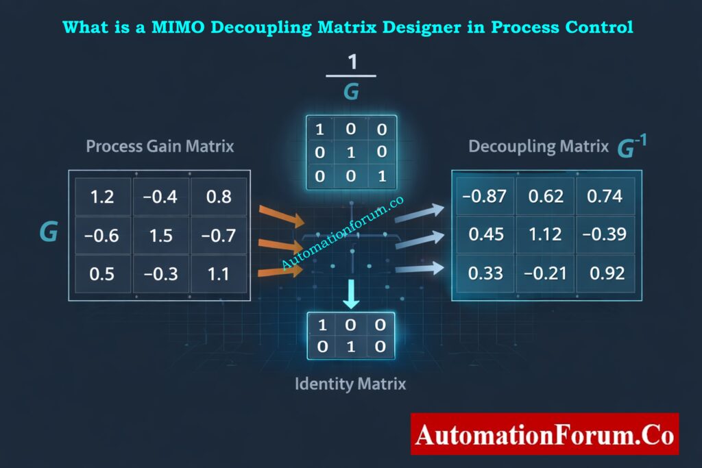 MIMO Decoupling Matrix Designer | Multivariable Process Control Tool