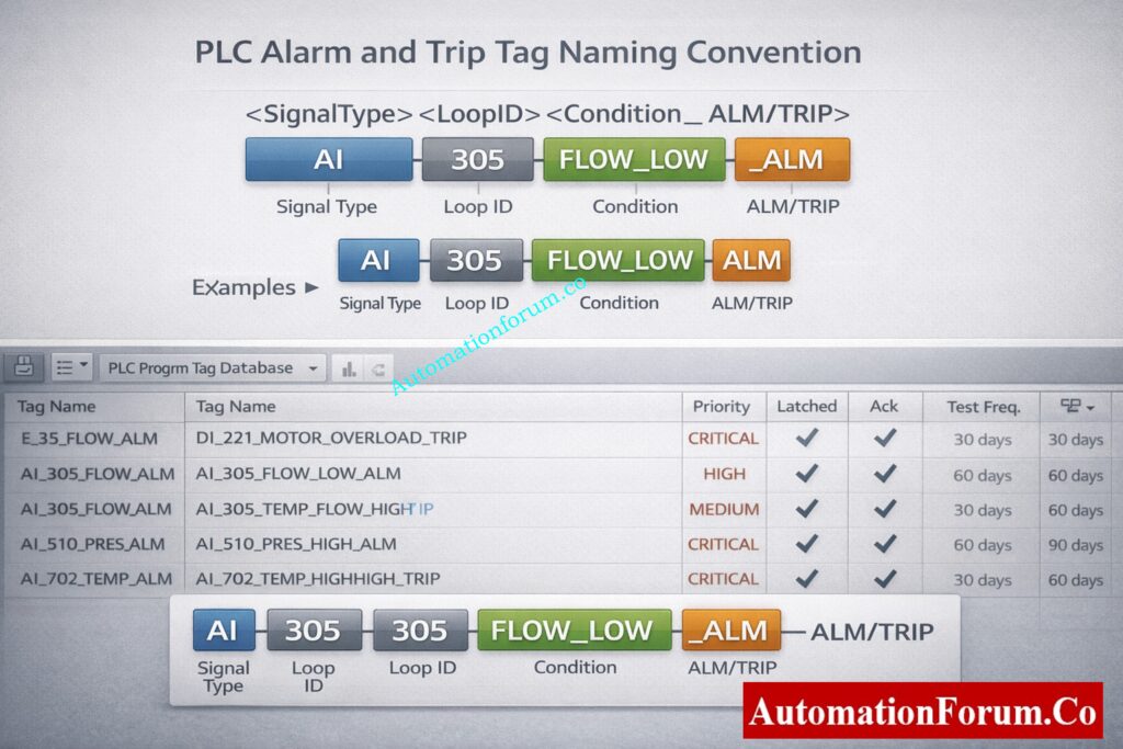 PLC Alarm and Trip Documentation Procedure – EPC PLC Automation Guide