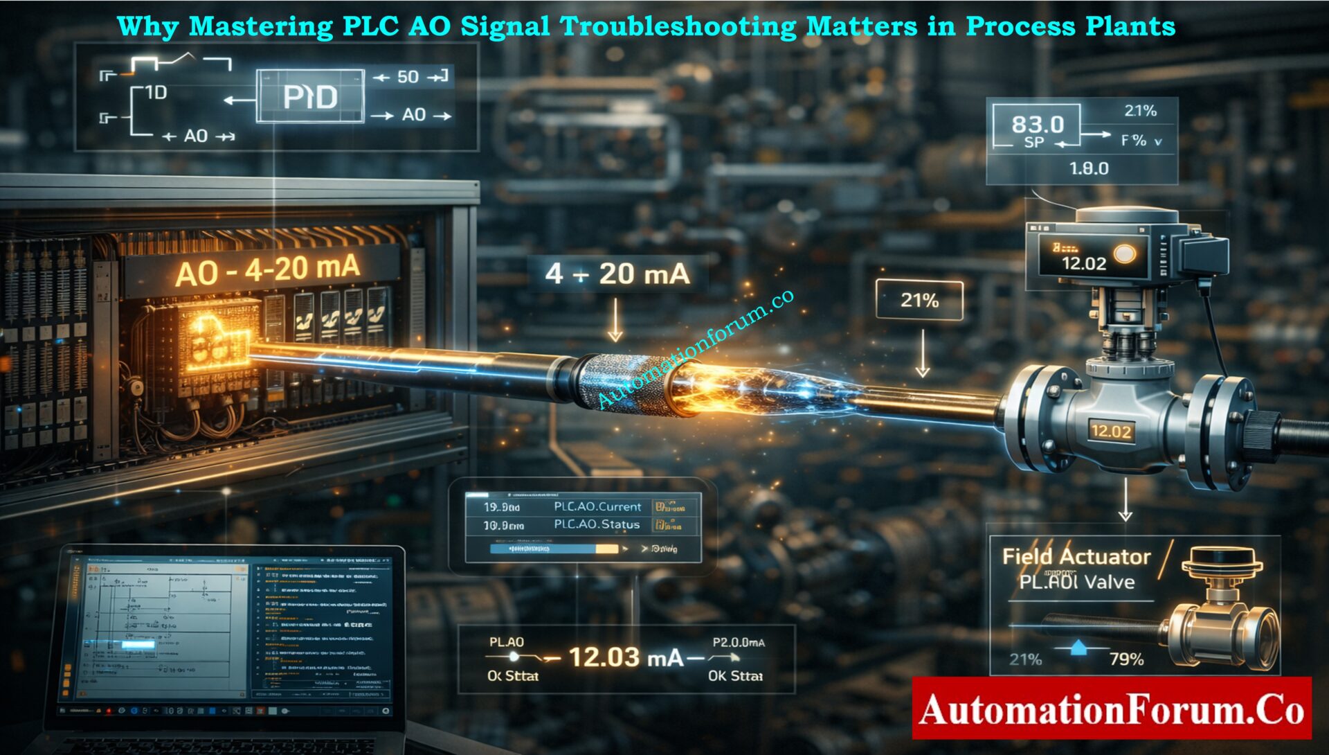PLC Analog Output Troubleshooting Quiz | 4–20 mA AO Faults