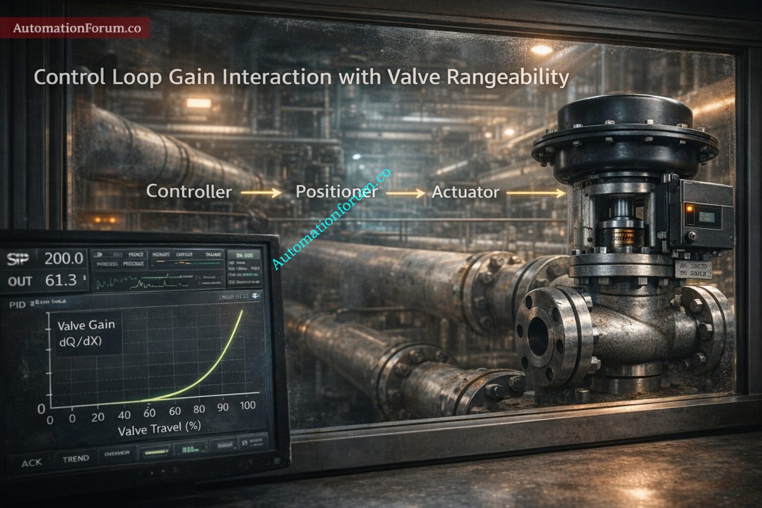 Rangeability vs Turndown Ratio in Control Valve Selection