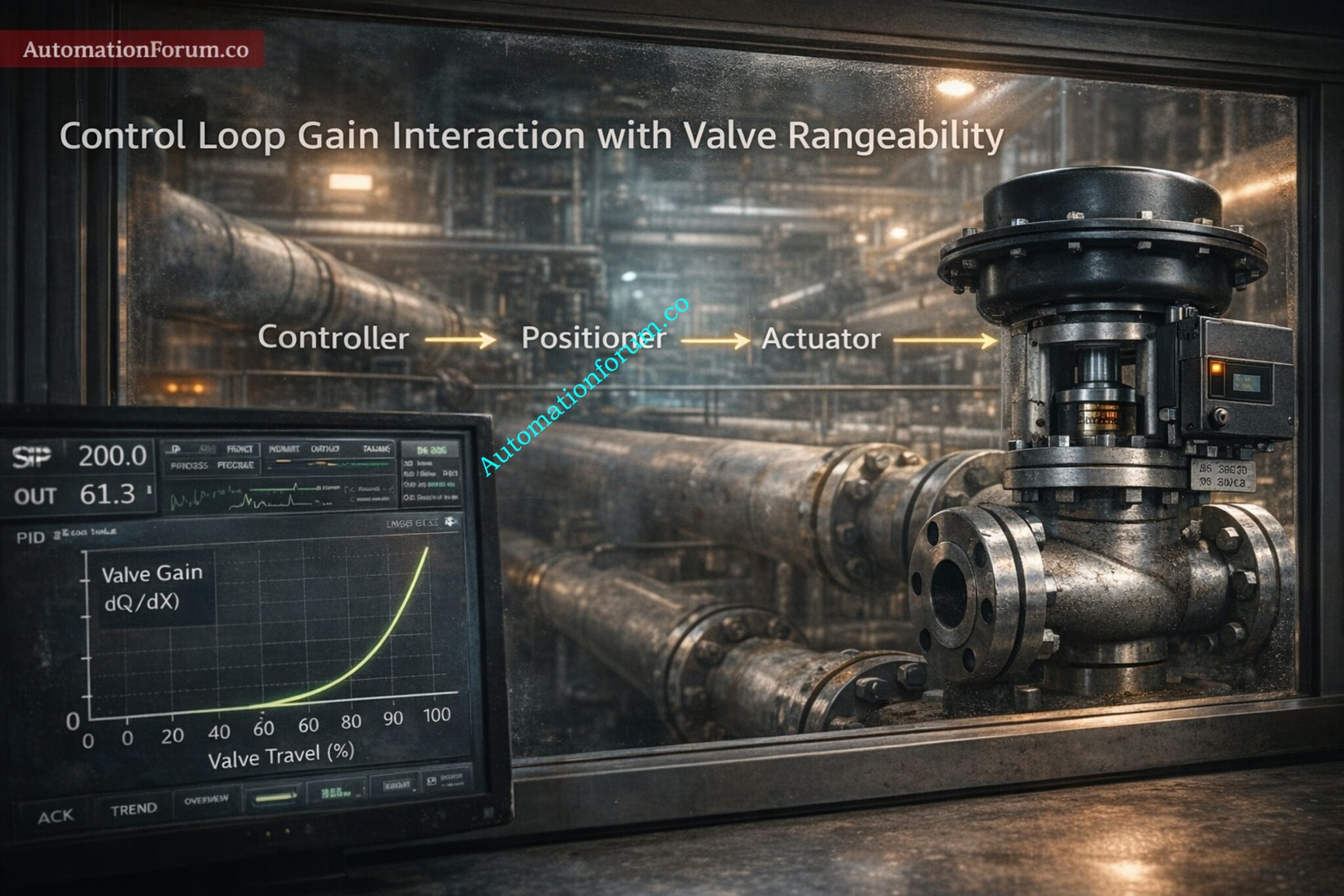 Rangeability vs Turndown Ratio in Control Valve Selection