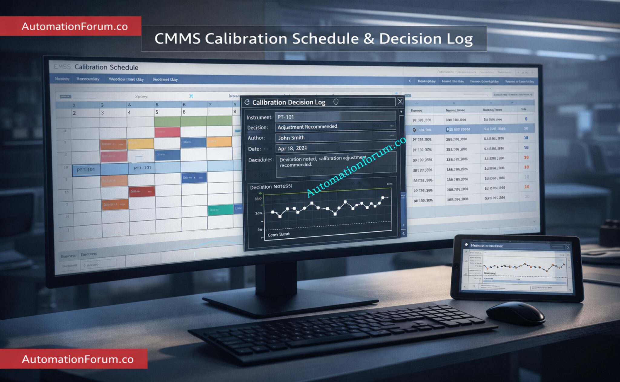 Risk-Based Calibration Interval Schedule for Process Instruments