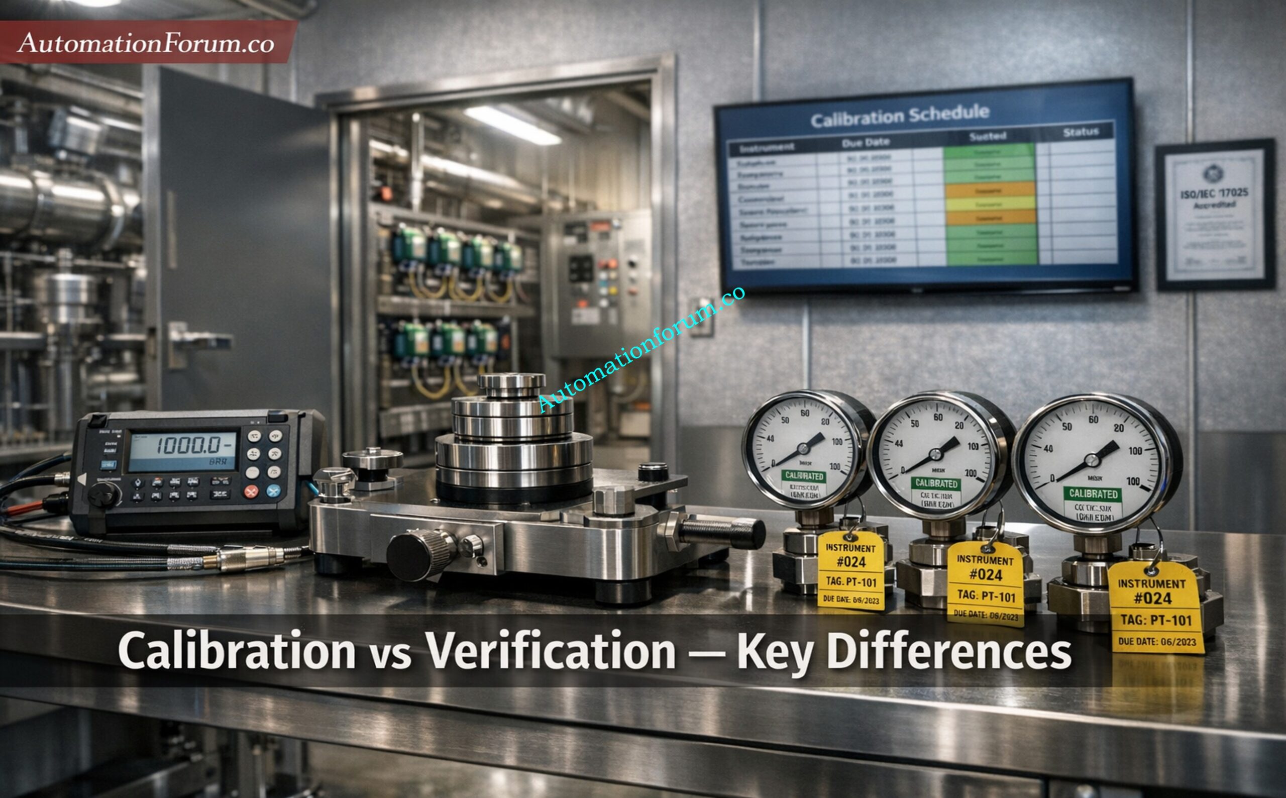 Calibration Vs Verification Key Differences, Procedures, Examples, and ...