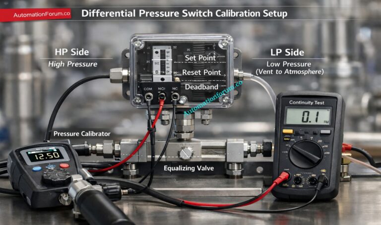 Differential Pressure Switch Calibration Procedure | DP Switch Setup ...