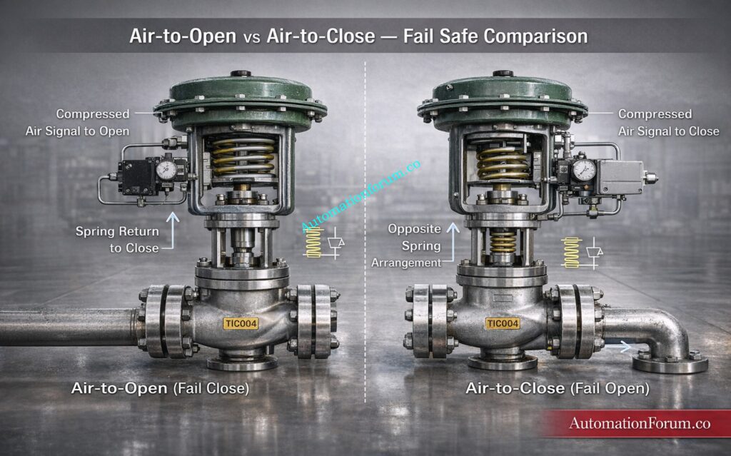 Forward vs Reverse Acting Control Valve Selection Guide for Design ...