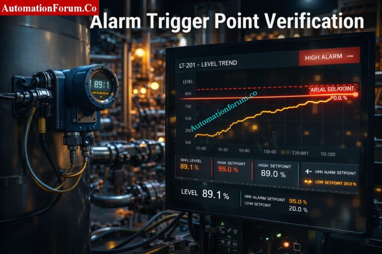 Alarm Setpoint Field Validation Checklist for Process Instruments ...