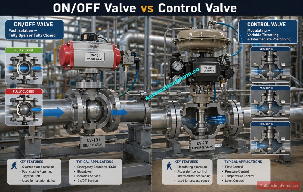 ON OFF Control Valve Type Selection Procedure for EPC Engineering